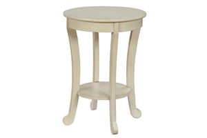 Alysa III End Table in Antique White by ACME at Gardner-White