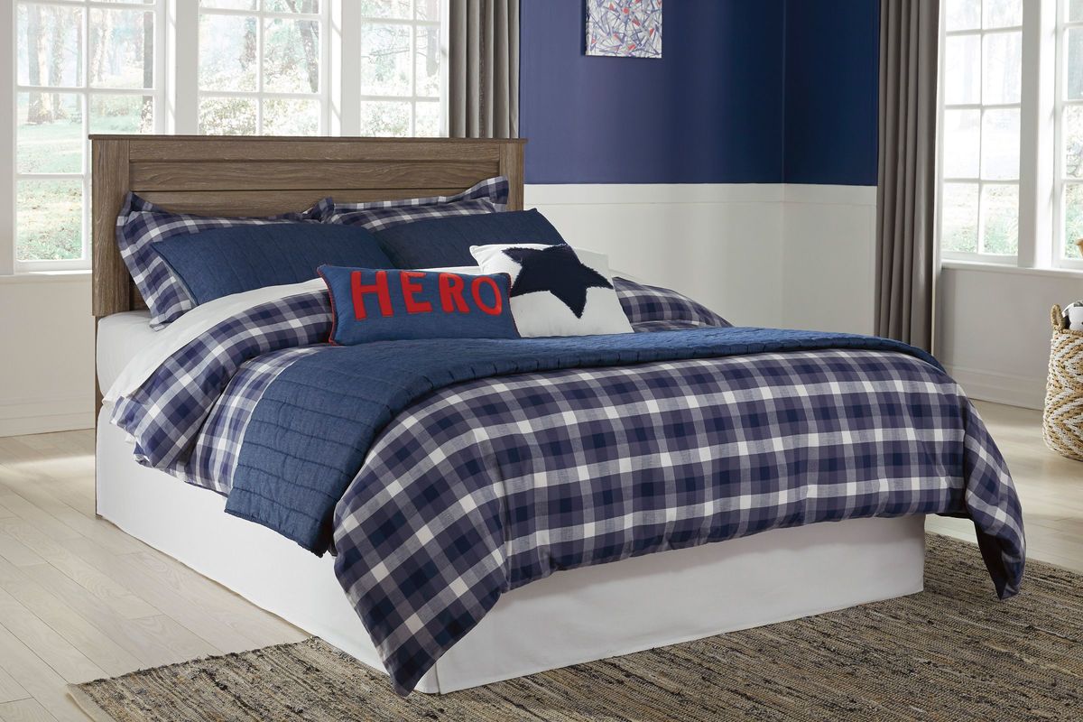 Javarin Full Panel Headboard in Greyish Brown by Ashley