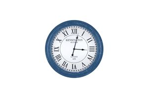 Round Blue Wall Clock at Gardner-White