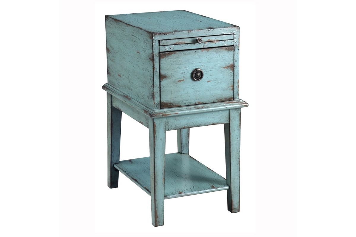 Chairside Table in Blue at Gardner-White