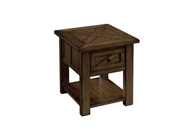 Rustic End Table at Gardner-White