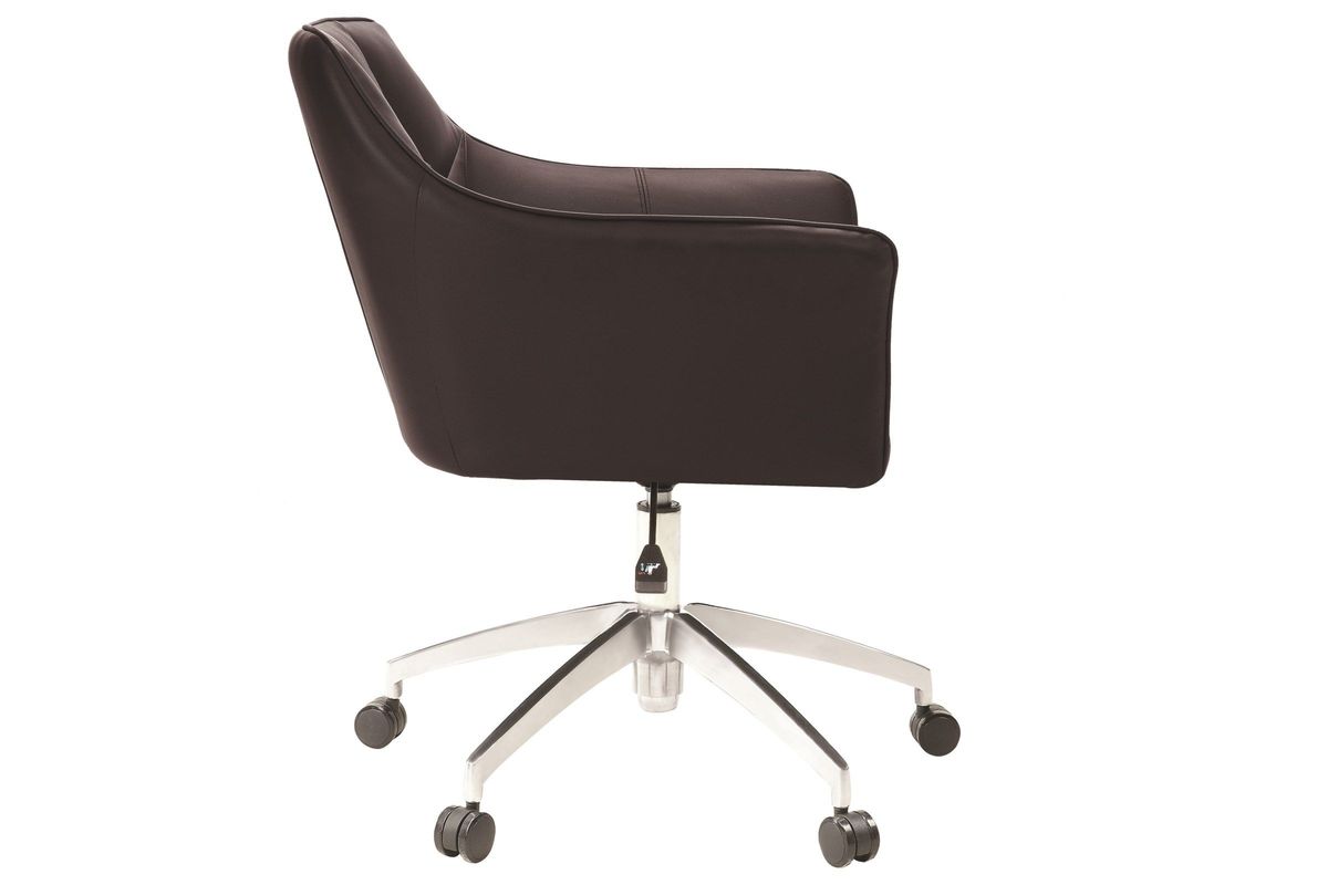 Scott Living Modern Brown Upholstered Office Chair at Gardner-White
