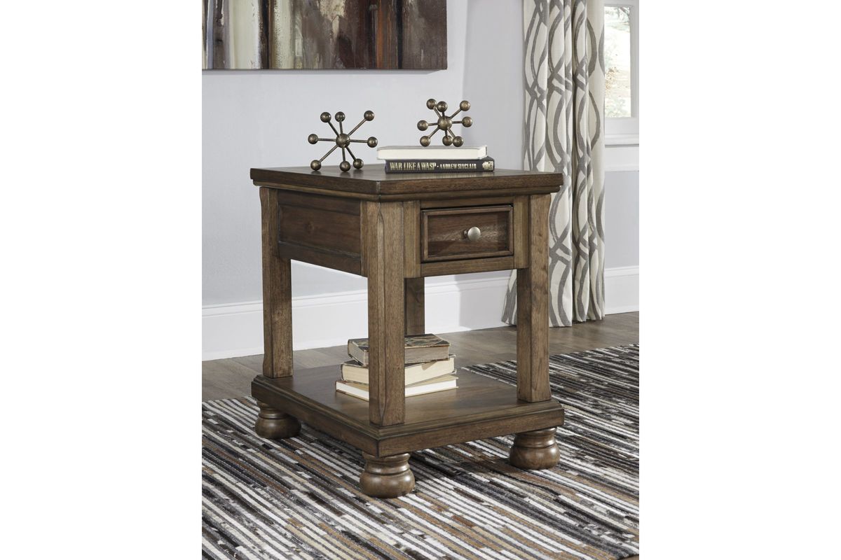 Flynnter Chair Side Table by Ashley at Gardner-White