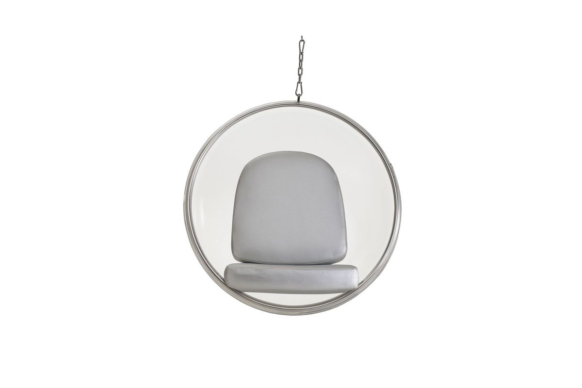 Ring Lounge Chair in Silver at Gardner-White