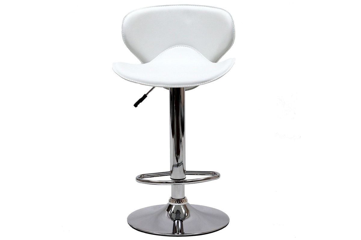 Booster Bar Stool in White at Gardner-White