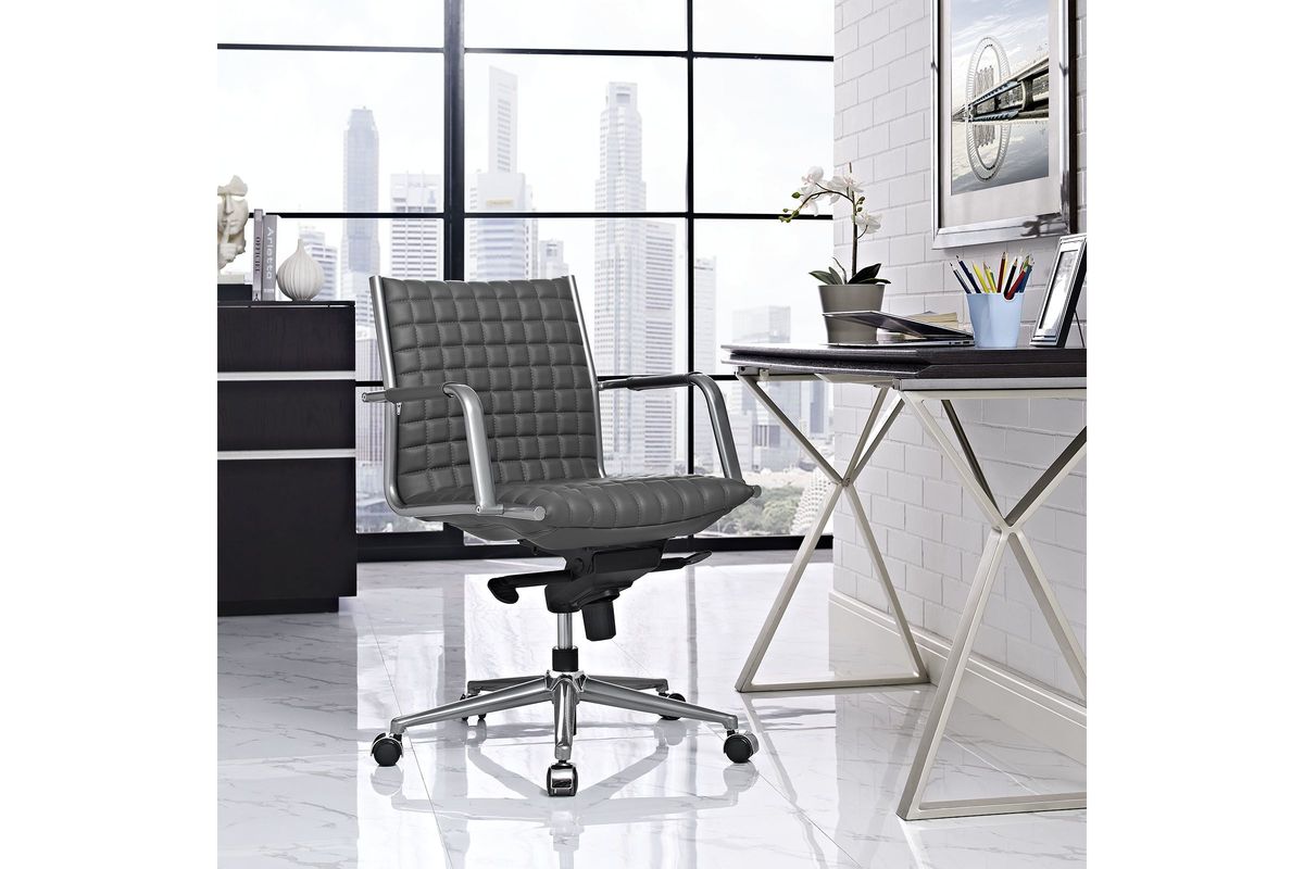 Pattern Office Chair in Grey at Gardner-White