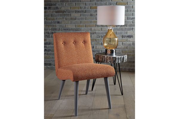 Zittan Accent Chair in Papaya by Ashley at Gardner-White