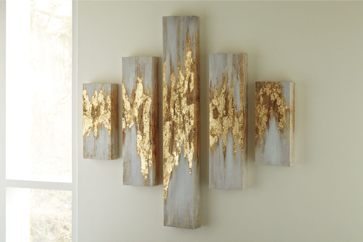 Devlan Wall Art Set of 5 by Ashley at Gardner-White