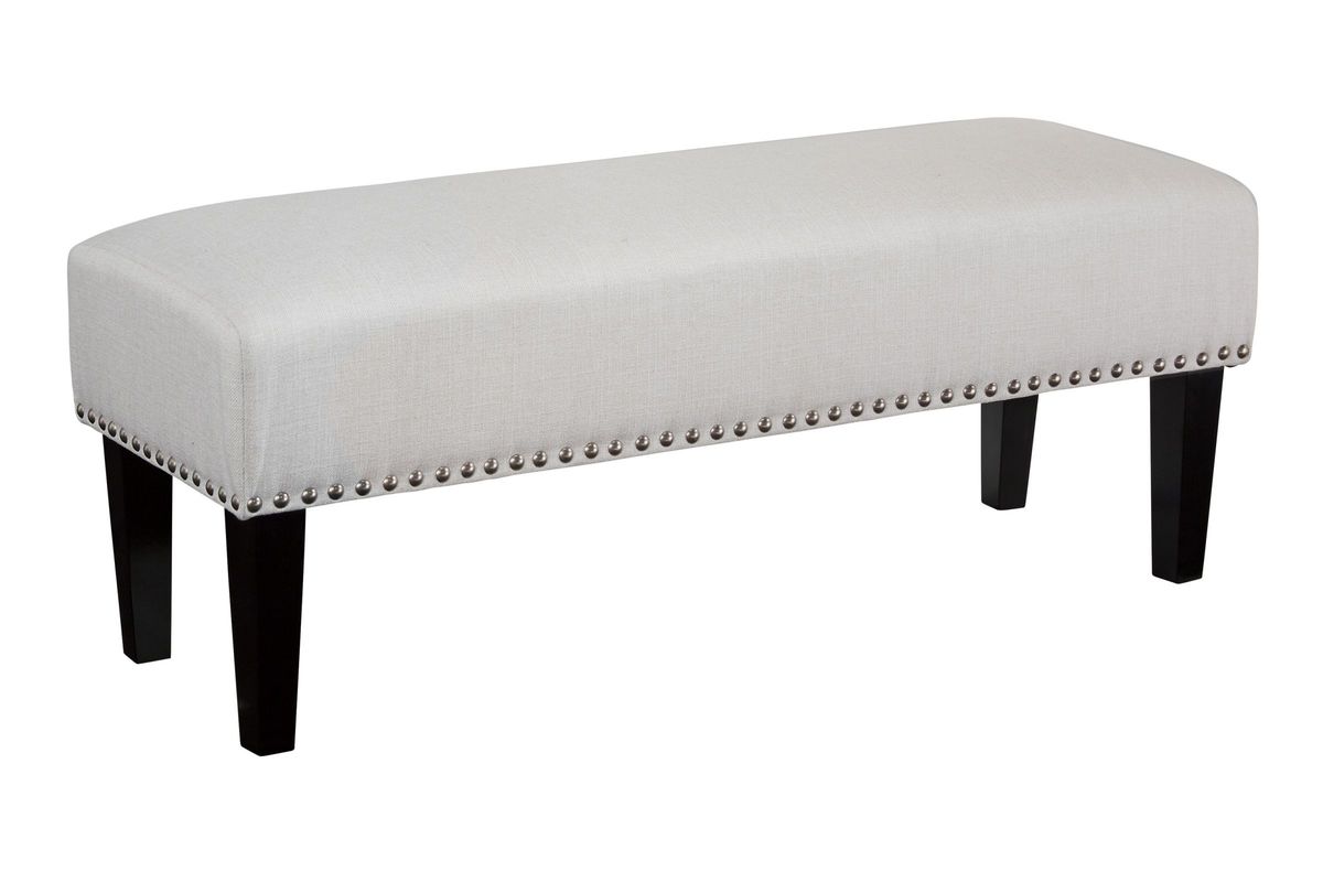 Beauland Backless Accent Bench in Ivory by Ashley at Gardner-White