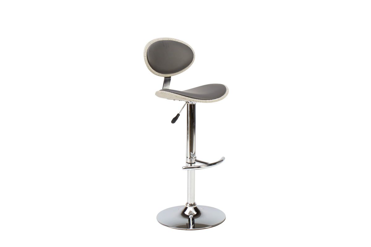 Rattan/Black Gas Lift Adjustable Bar Stool at Gardner-White