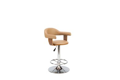 Taupe Gas Lift Adjustable Bar Stool at Gardner-White