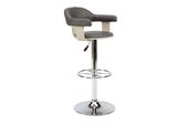 Grey Gas Lift Adjustable Bar Stool at Gardner-White