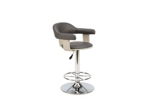 Grey Gas Lift Adjustable Bar Stool at Gardner-White