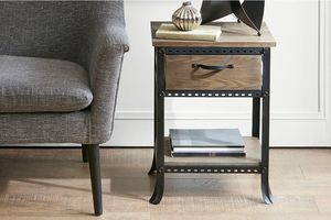 Cirque End Table with Drawer by Madison Park at Gardner-White