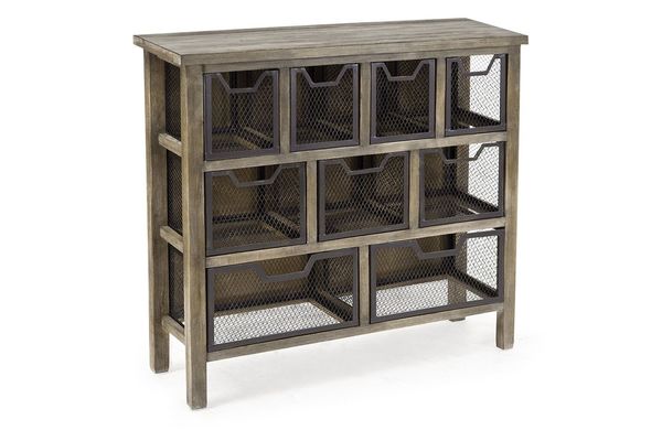 Cirque Metal Bin Console Table by Madison Park at Gardner-White