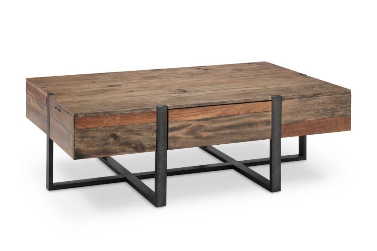 Rustic Honey Cocktail Table at Gardner-White