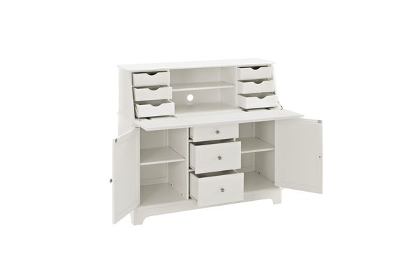 Sullivan Secretary Desk in White at Gardner-White