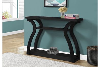 Accent Table - 47"L / Black Hall Console at Gardner-White