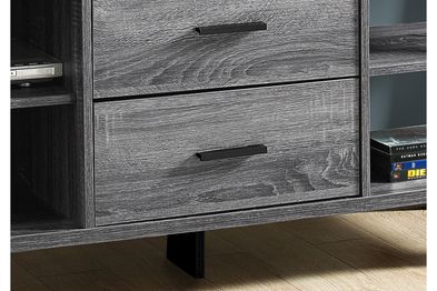 Grey & Black 2-Drawer TV Stand at Gardner-White