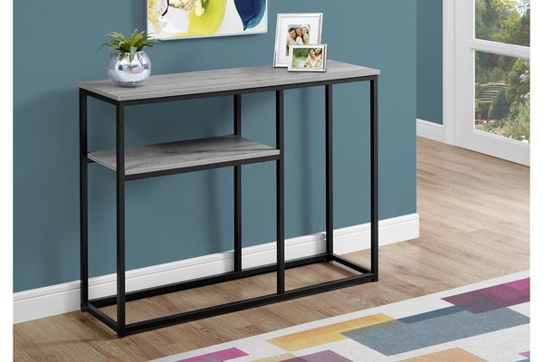 Grey Contemporary Hall Console Table at Gardner-White