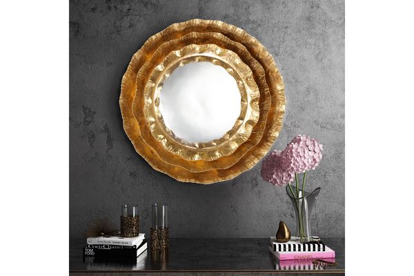 Petal Gold Mirror at Gardner-White