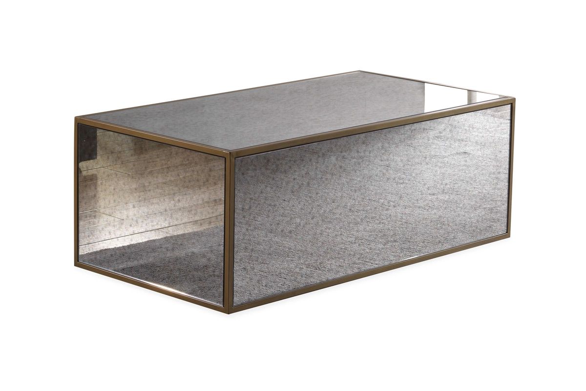 Design Outlet Lana Mirrored Coffee Table in the Shelby - Hall Road ...