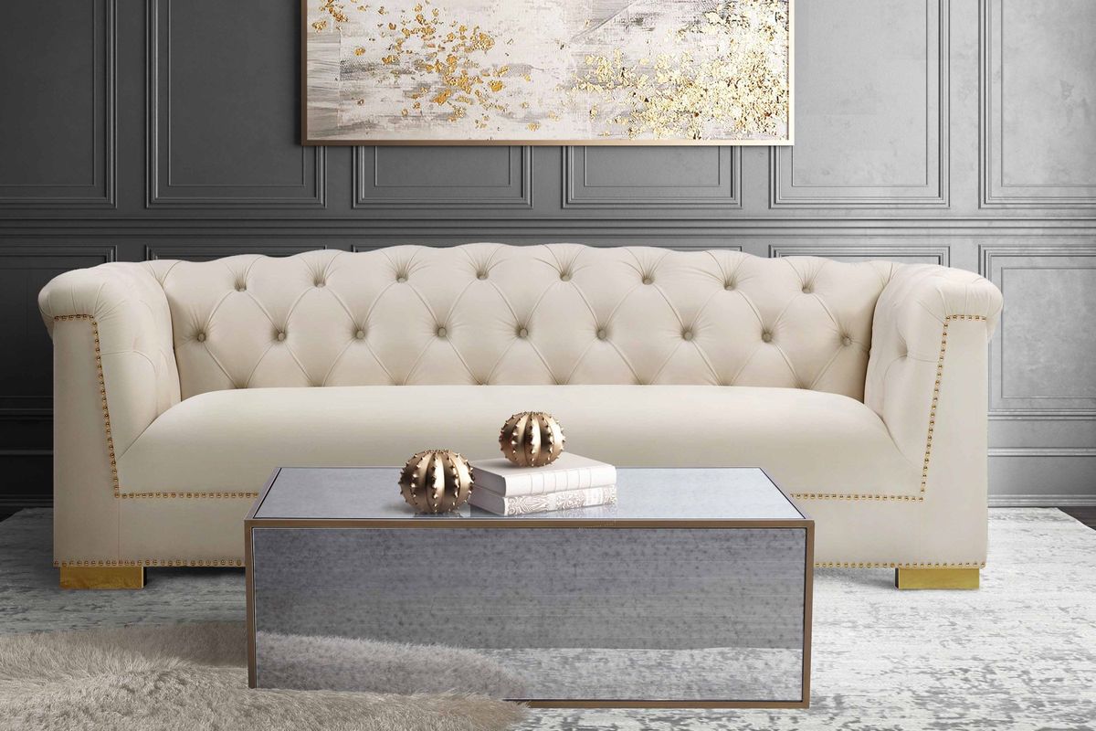 Design Outlet Lana Mirrored Coffee Table in the Shelby - Hall Road ...