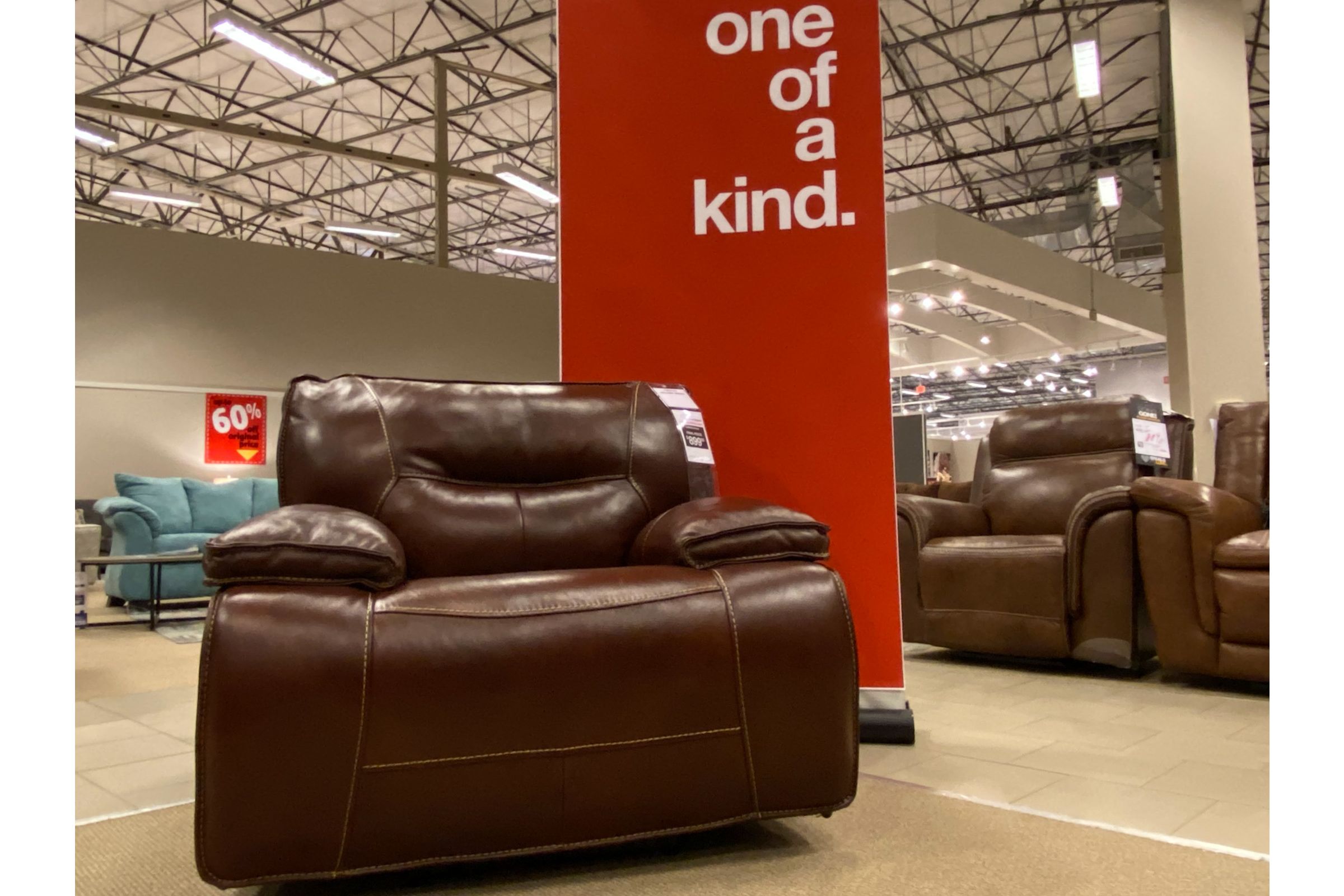 Cheers Brown Leather Dual Power Recliner at Gardner-White