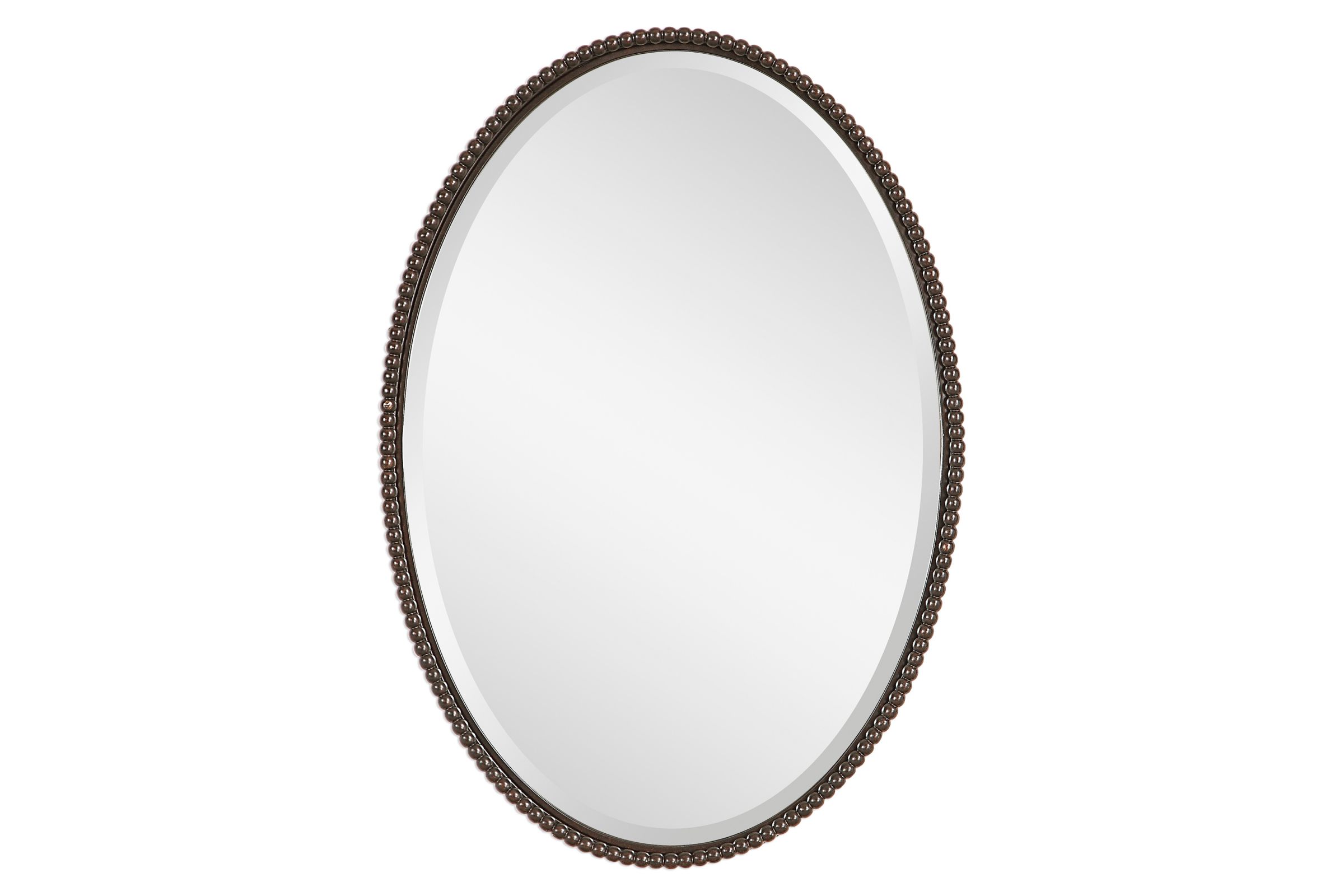 Sherise Bronze Oval Mirror at Gardner-White
