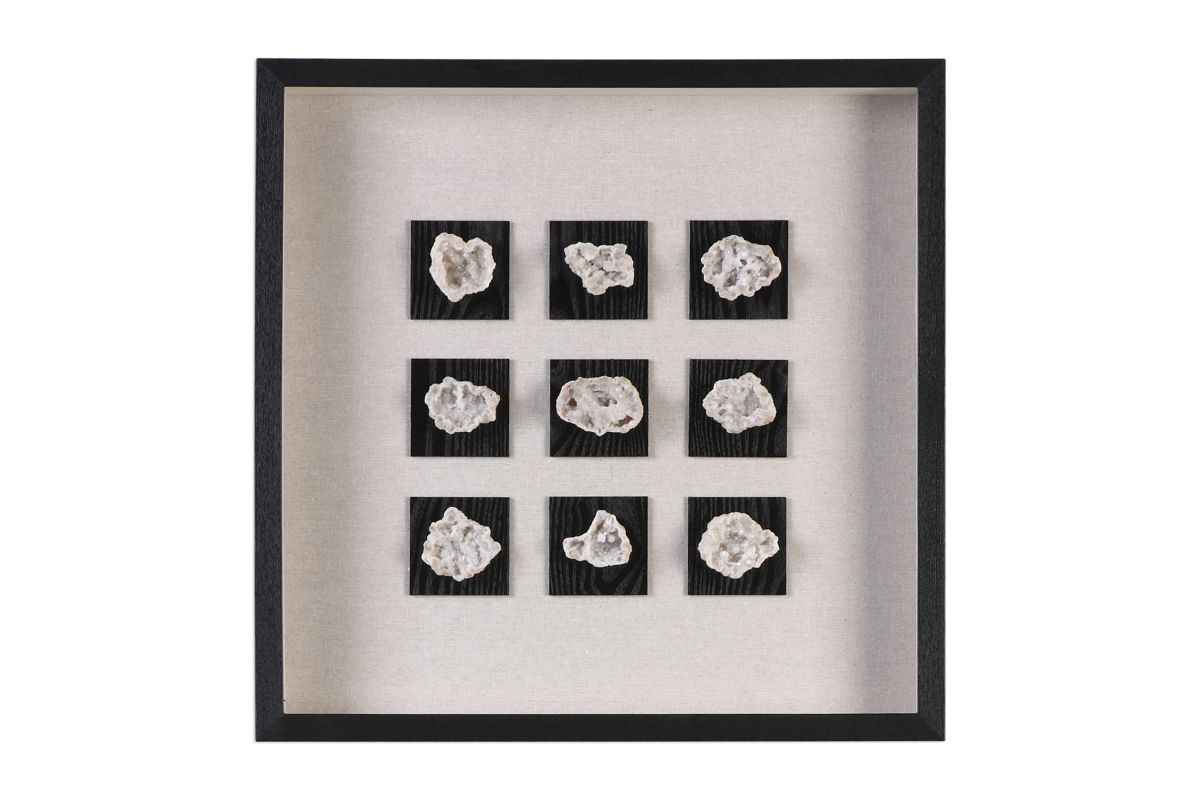 Geode Linen Shadow Box at Gardner-White
