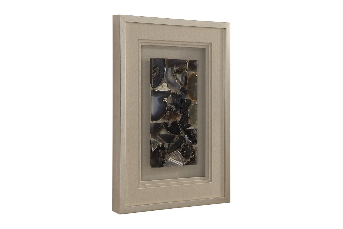 Seana Agate Stone Shadow Box at Gardner-White