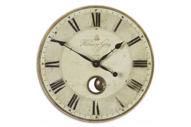 Harrison Gray 23" Clock at Gardner-White