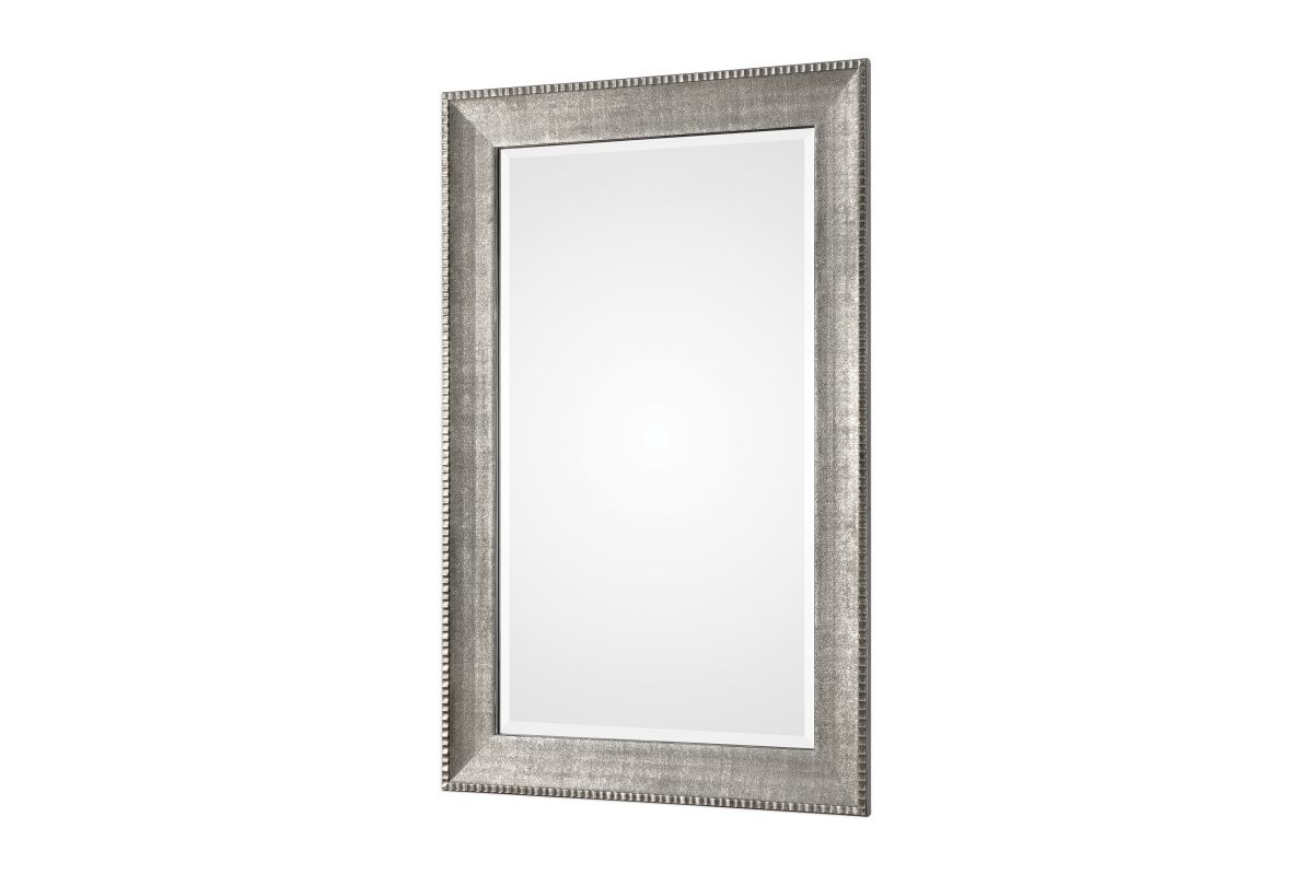Leiston Metallic Silver Mirror at Gardner-White
