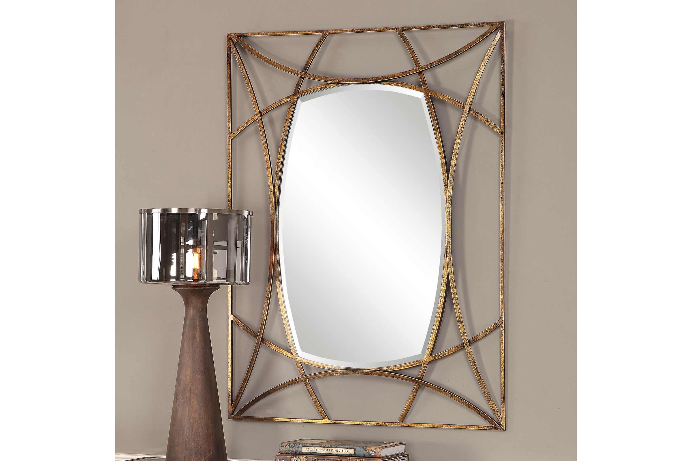 Abreona Metallic Gold Mirror at Gardner-White