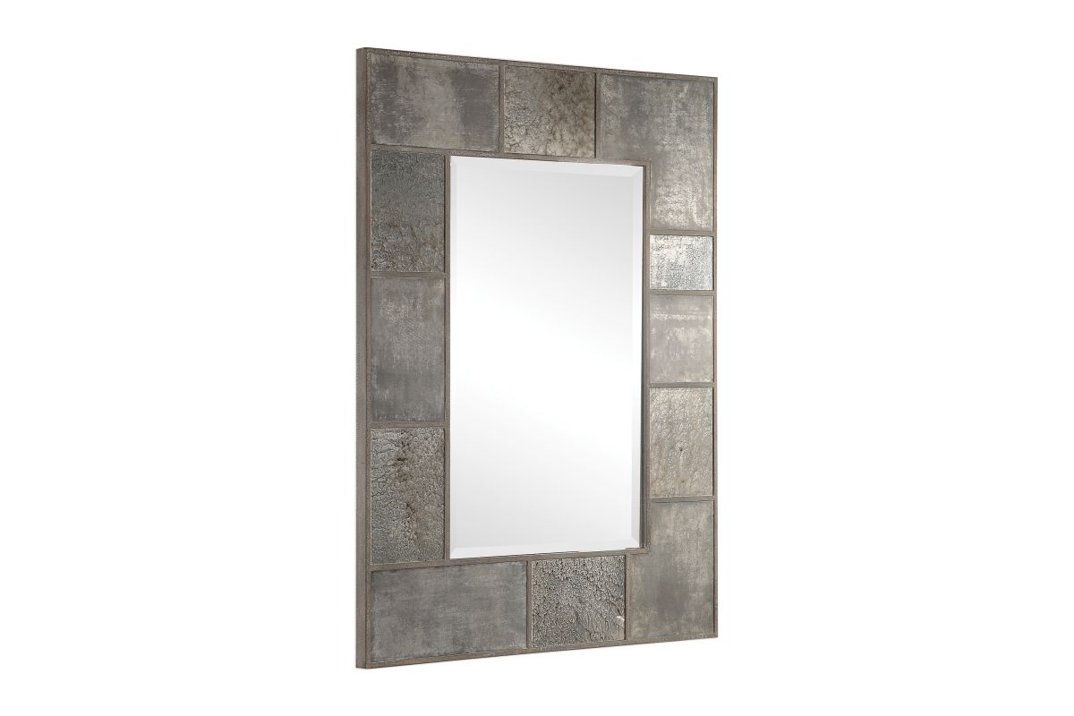 Taelon Metal Panel Mirror at Gardner-White