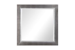 Moore Silver Square Mirror at Gardner-White