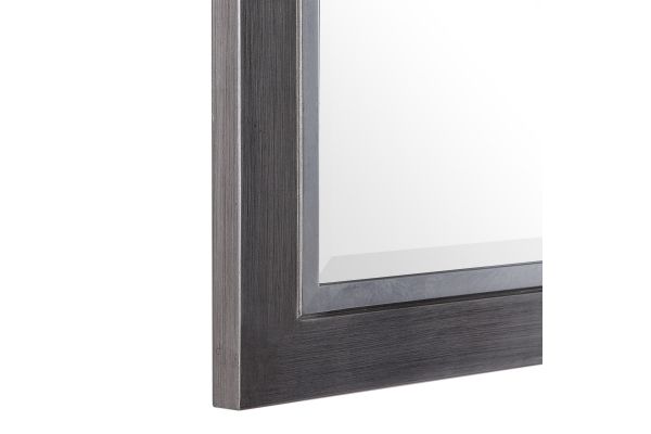 Moore Silver Square Mirror at Gardner-White