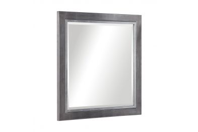 Moore Silver Square Mirror at Gardner-White