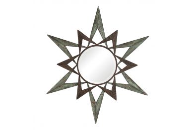 Amary Star Round Mirror at Gardner-White