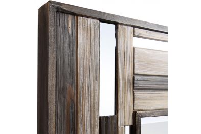 Uttermost Zevon Wooden Mirror at Gardner-White