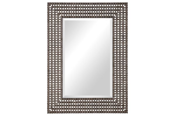 Tarquin Crosshatched Mirror at Gardner-White