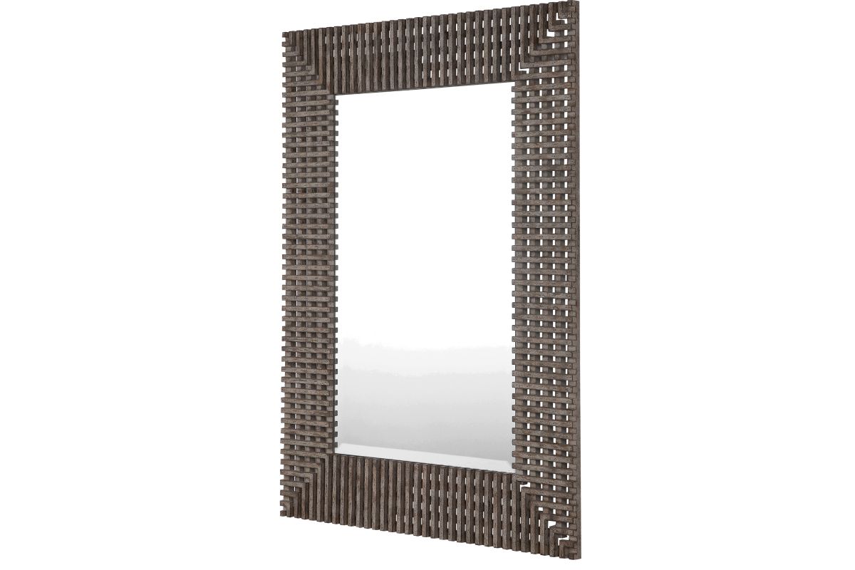 Tarquin Crosshatched Mirror at Gardner-White