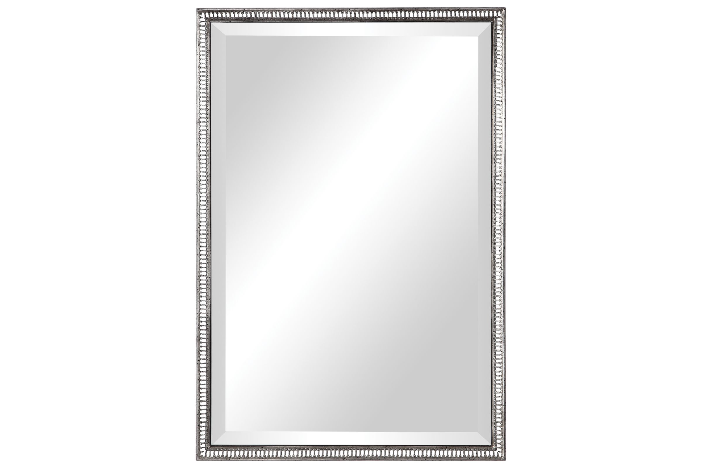 Charmian Silver Vanity Mirror at Gardner-White