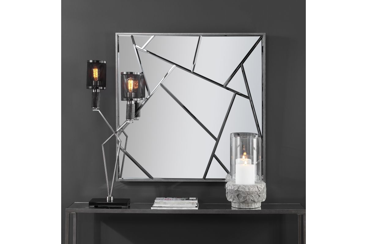 Beria Modern Square Mirror at Gardner-White