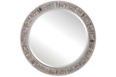 Del Mar Round Mirror at Gardner-White