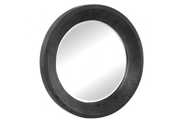 Frazier Round Industrial Mirror at Gardner-White