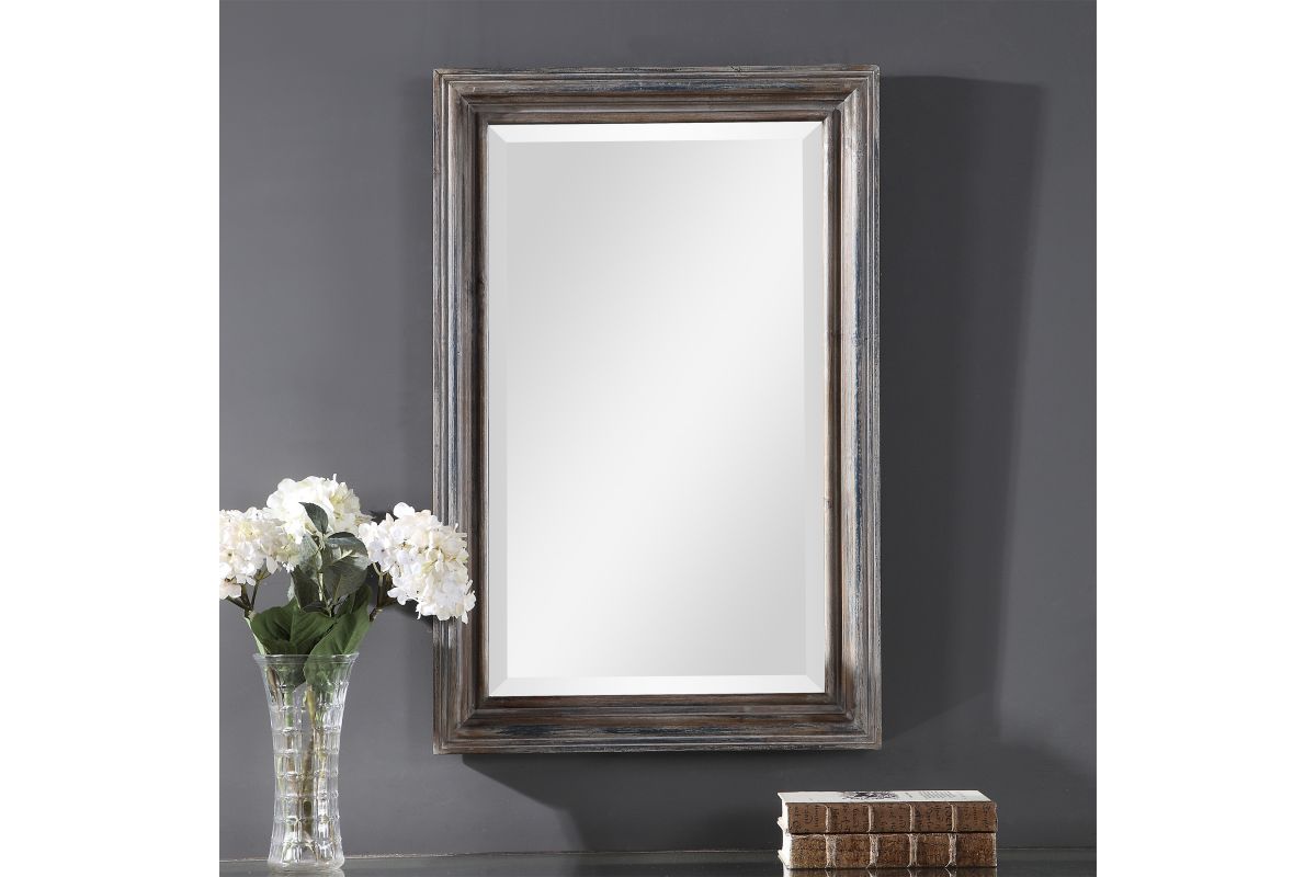 Gulliver Distressed Blue Vanity Mirror at Gardner-White
