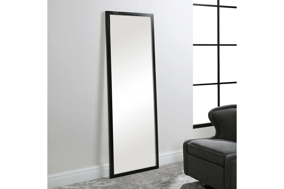Avri Oversized Dark Wood Mirror at Gardner-White