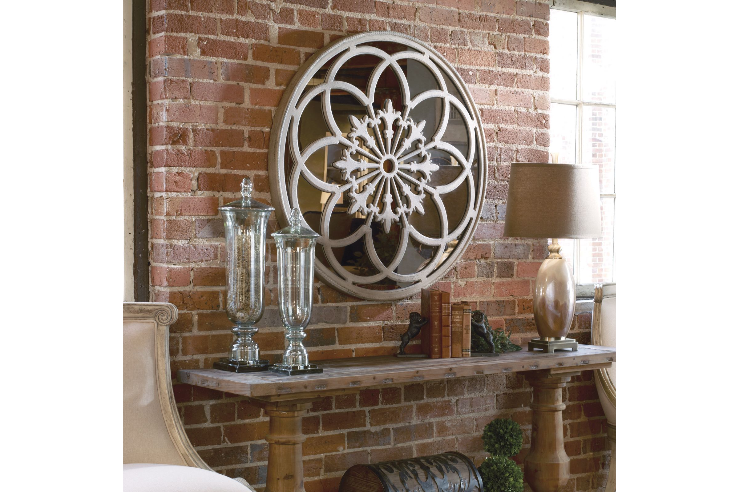 Conselyea Round Mirror at Gardner-White