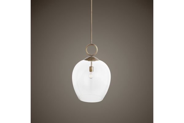 Calix Large Blown Glass 1 Light Pendant at Gardner-White